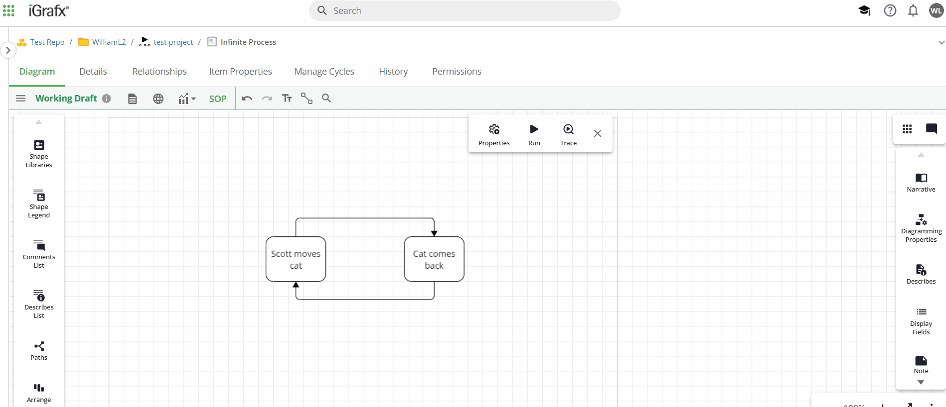 Process Simulation in the iGrafx Platform